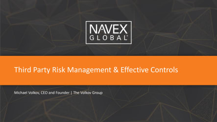 Third-Party Risk Management and Effective Controls | NAVEX